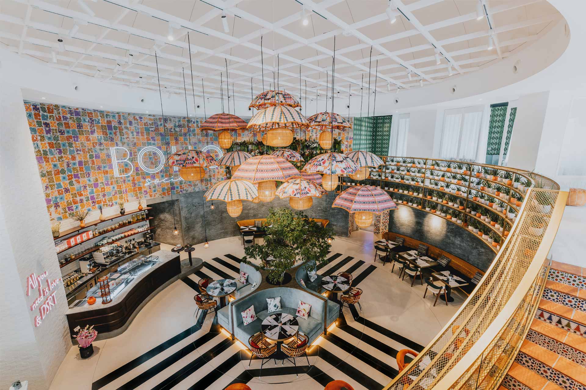 Bishop Design reveals interiors for Boho Social in Doha - Supper Magazine